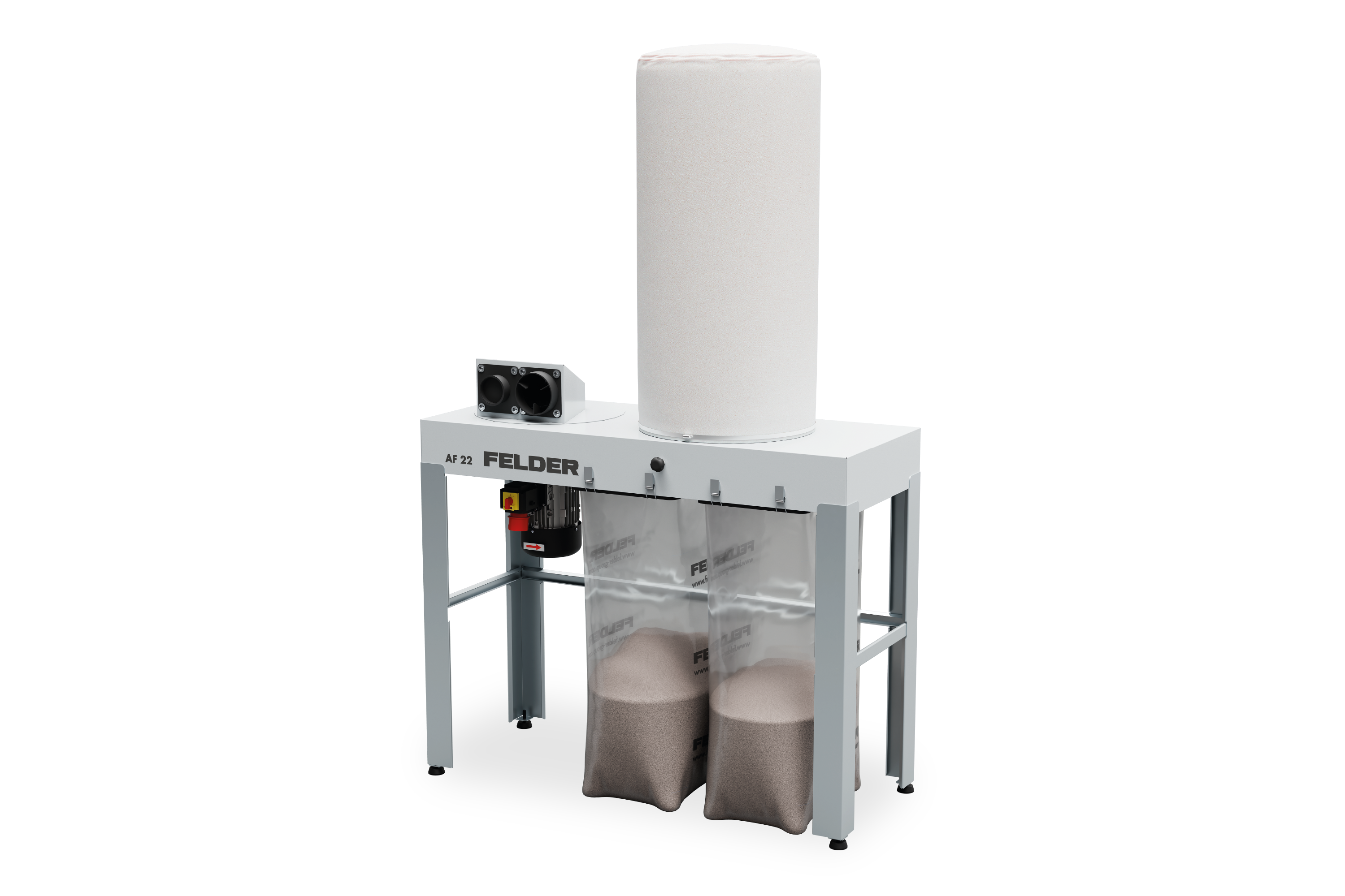 Dust Extractor AF 22 Stationary with adjustable feet | 3x 400 V | Ø 120 ...