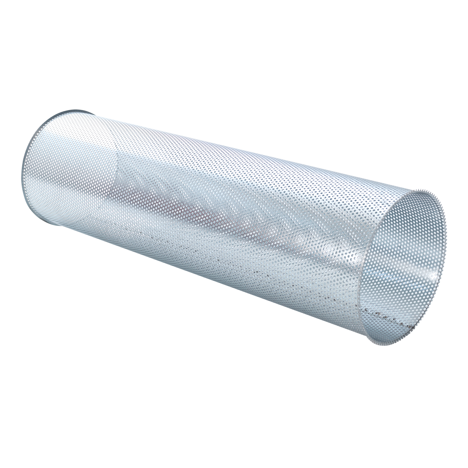 Exit duct for return air made of perforated sheet metal Ø 300 mm ...