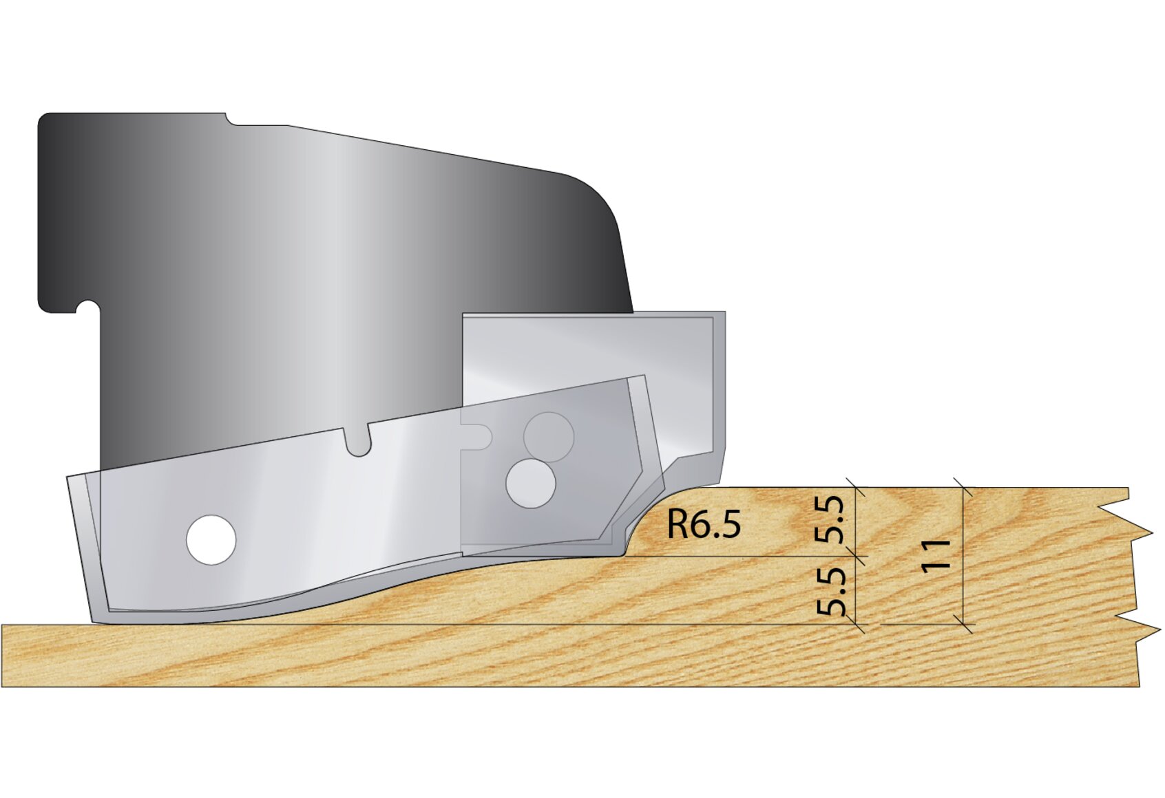 Replacement profile knife | 4 pcs for S swing | Felder Group Shop