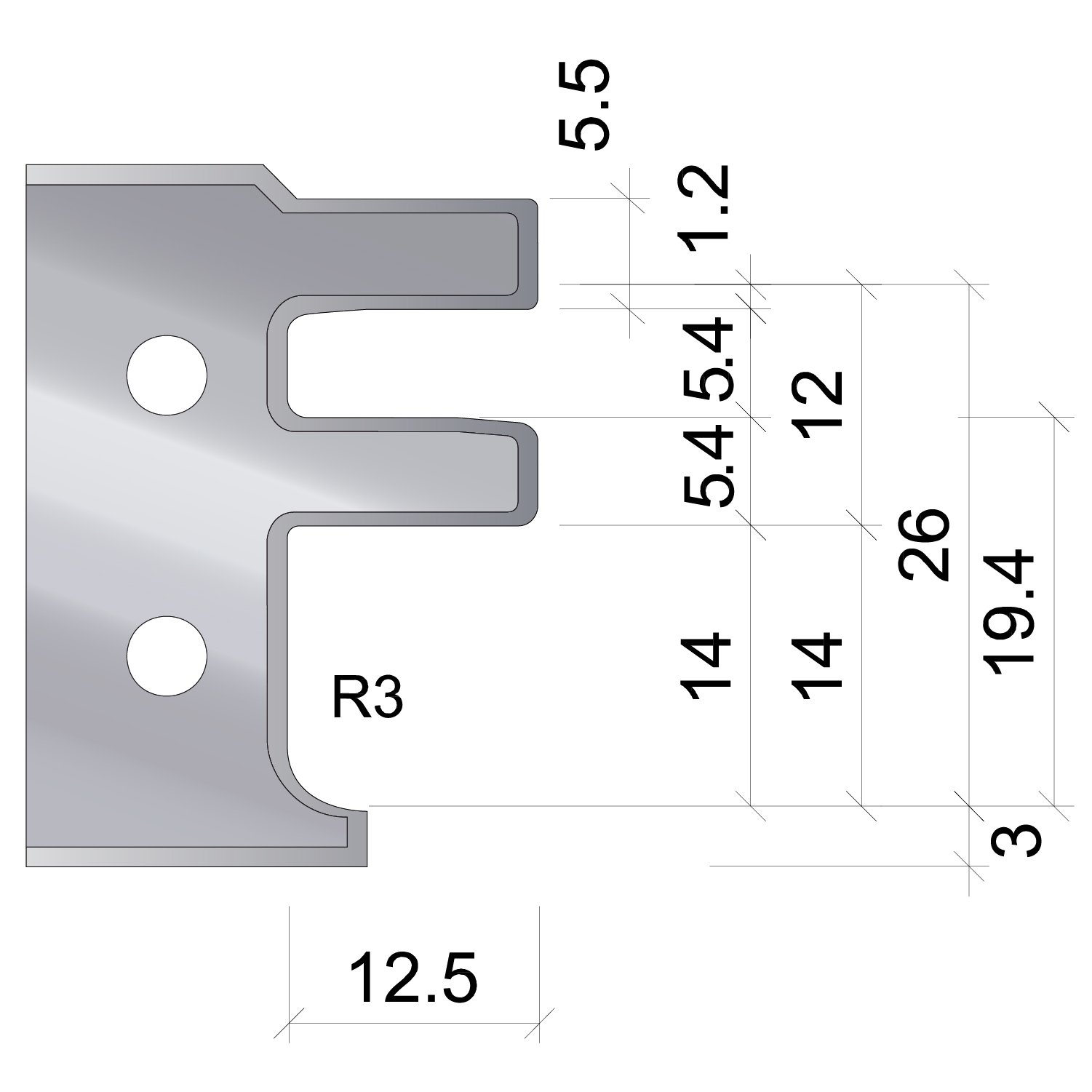EPM door frame set EPM | 14 mm | Felder Group Shop