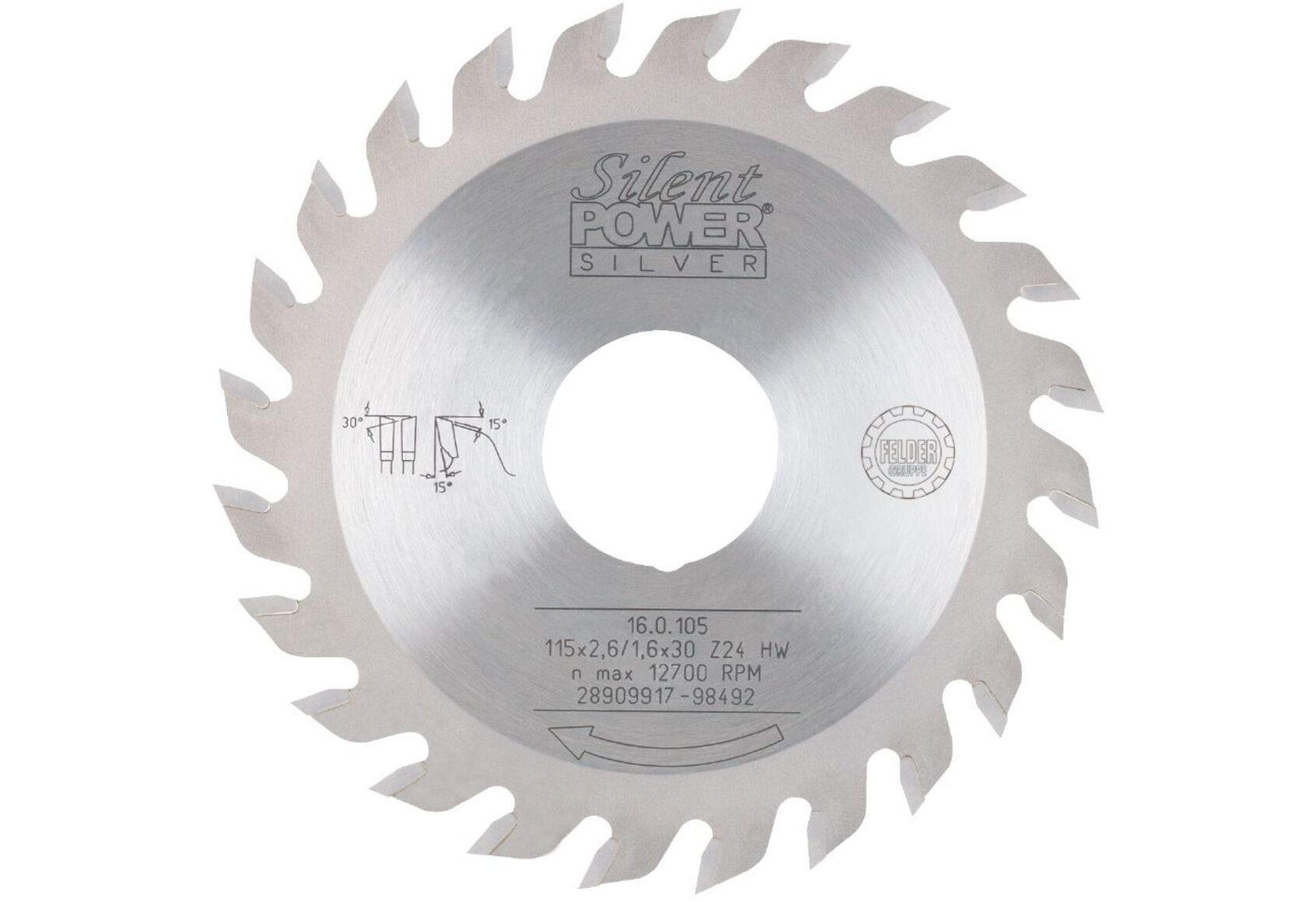 Saw blade 2 motor end caps | Felder Group Shop