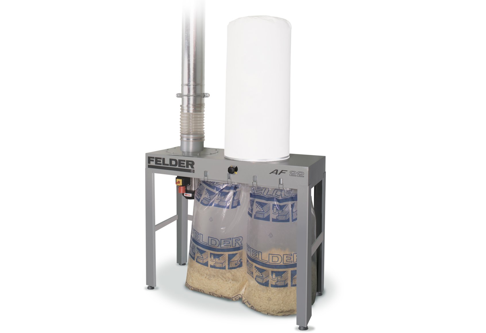 Dust Extractor AF 22 with adjustable feet | 3x 400V | Ø 200 mm | Felder ...