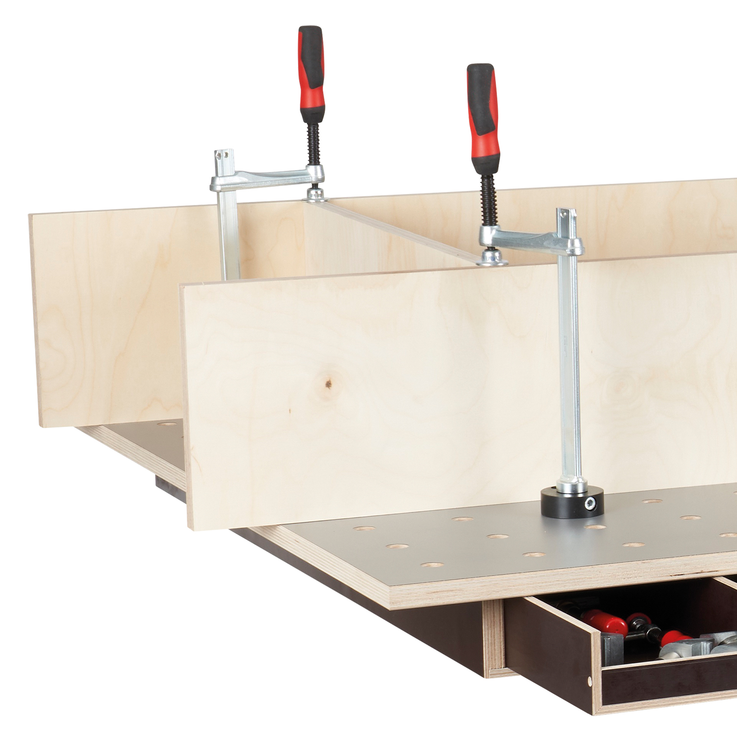 Clamp with adapter disc and clamping bolt | Felder Group Shop