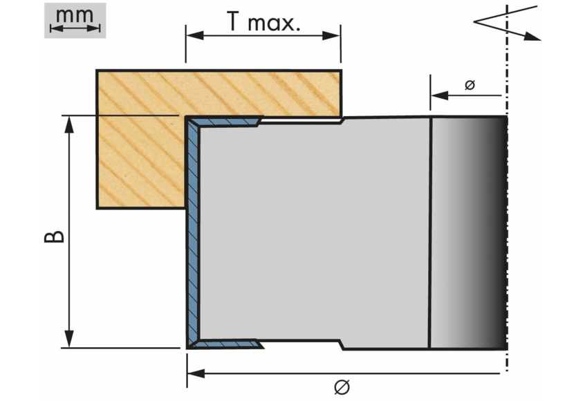 Sponningfrezen | Ø 150 mm | WM | Felder Group Shop